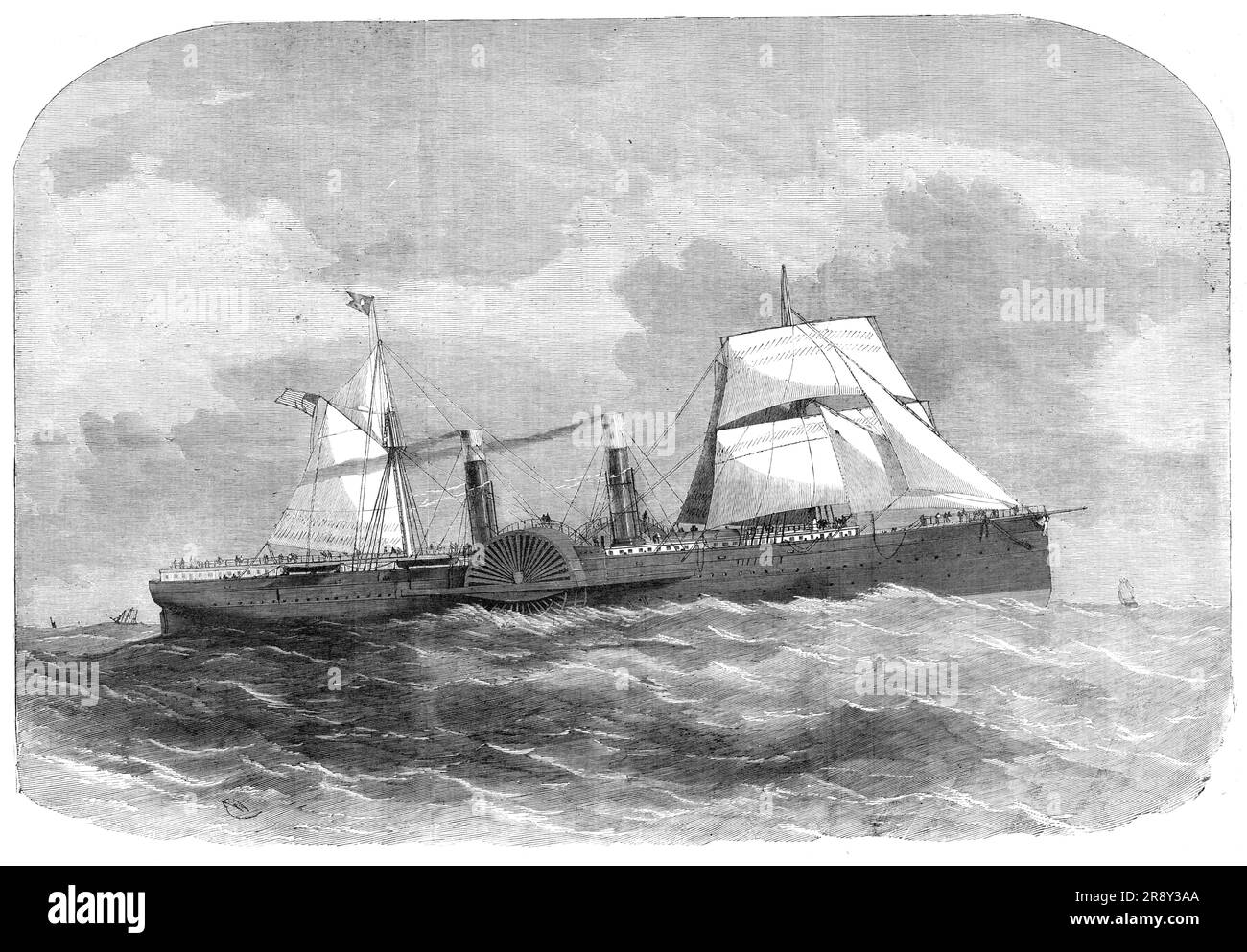 The United States' New Mail Steam-Ship "Adriatic", 1857. '...the ...