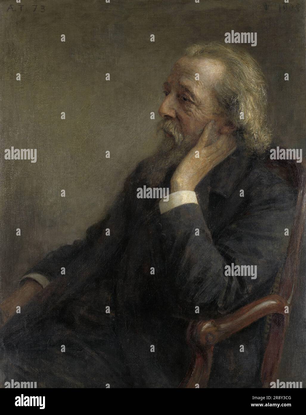 Portrait of Rev. Petrus Hermannus Hugenholtz, founder of the Vrije ...