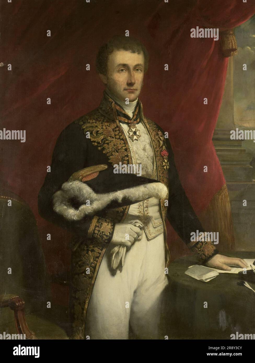 Pieter Merkus, Governor-General, 1844-1851. Portrait of Dutch colonial administrator Pieter ...