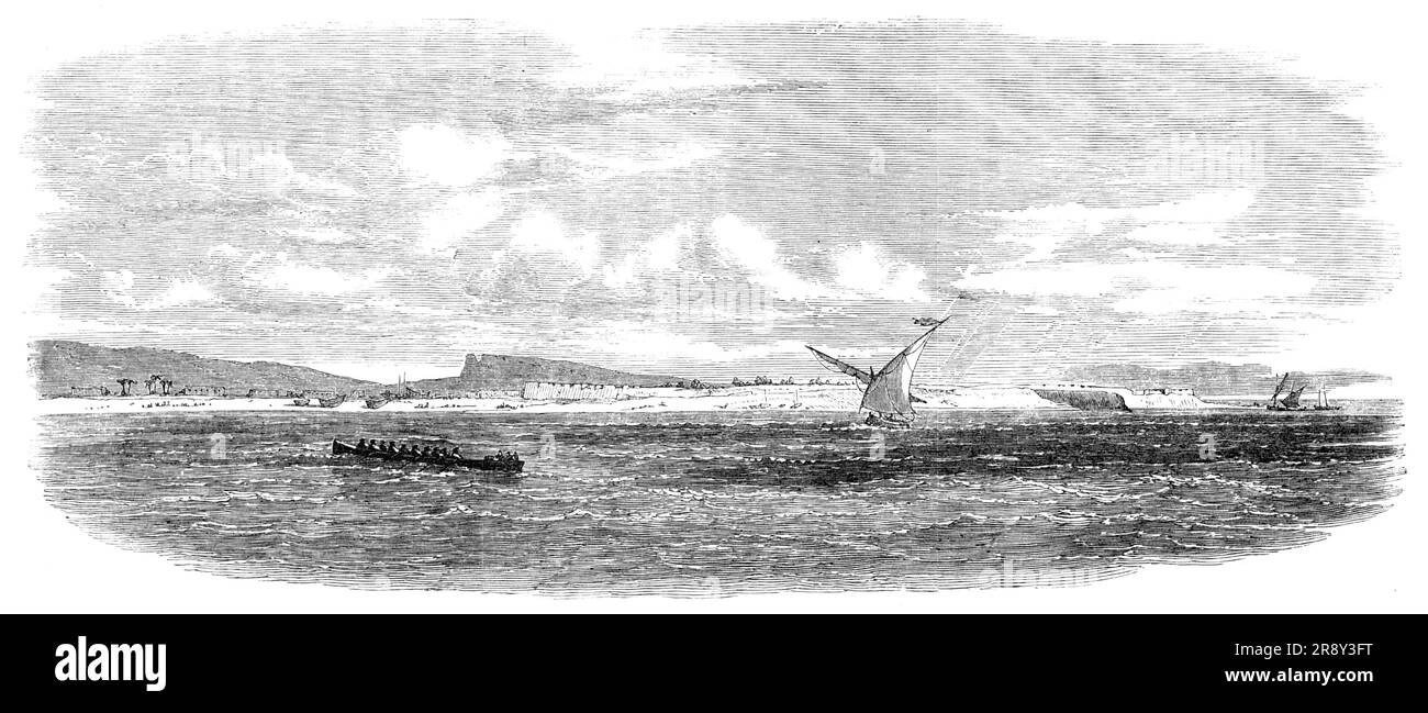 The Island of Karrak, in the Persian Gulf, 1857. Engraving after a ...