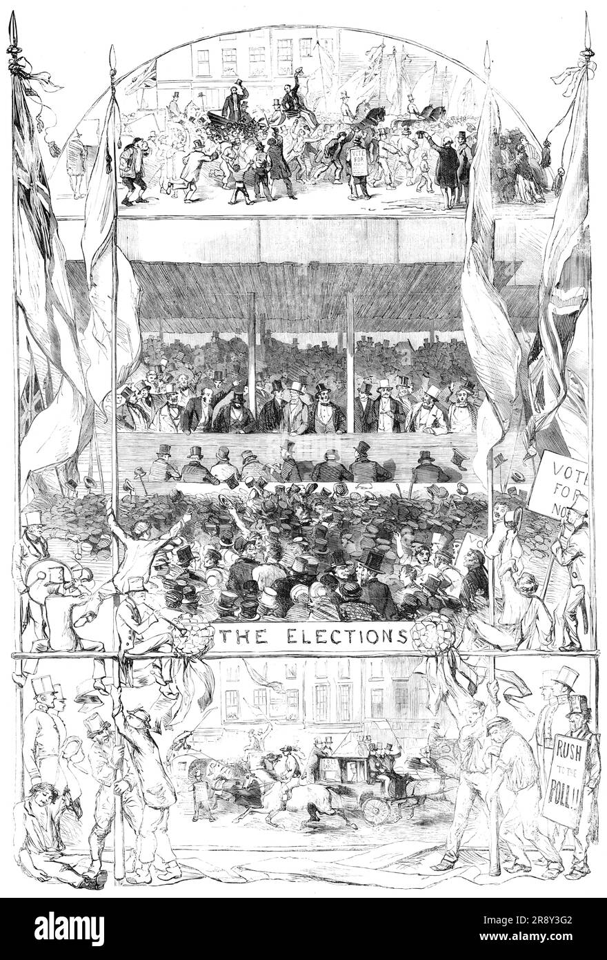 British men voting 19th century hi-res stock photography and images - Alamy