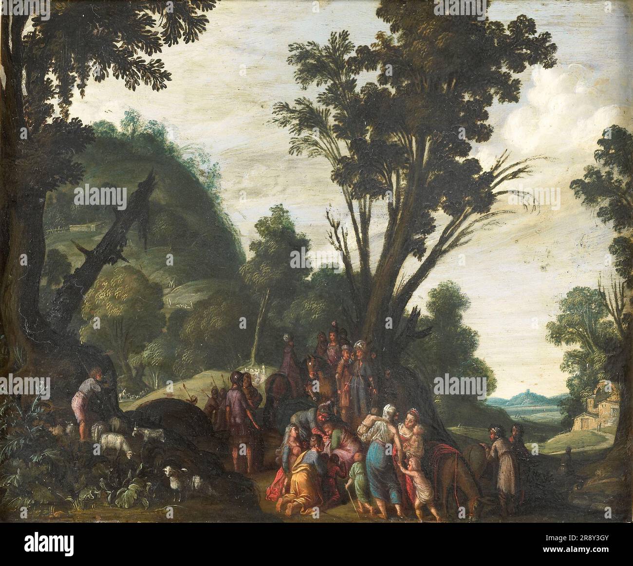 The Meeting of Jacob and Esau, c.1610-1620. Upon God’s command Jacob ...