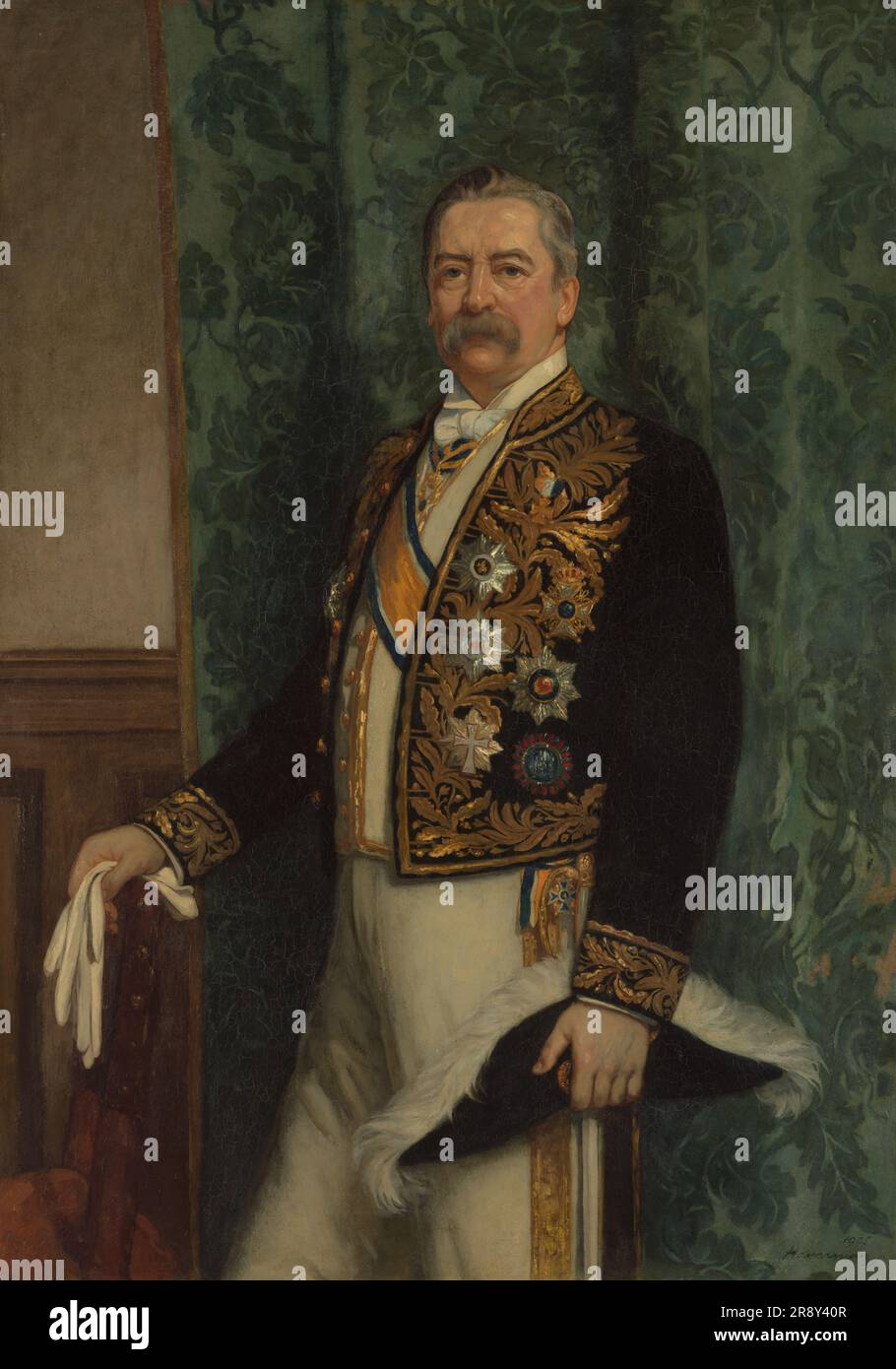 Willem Rooseboom, Governor-General, 1905. Portrait of Dutch Major ...