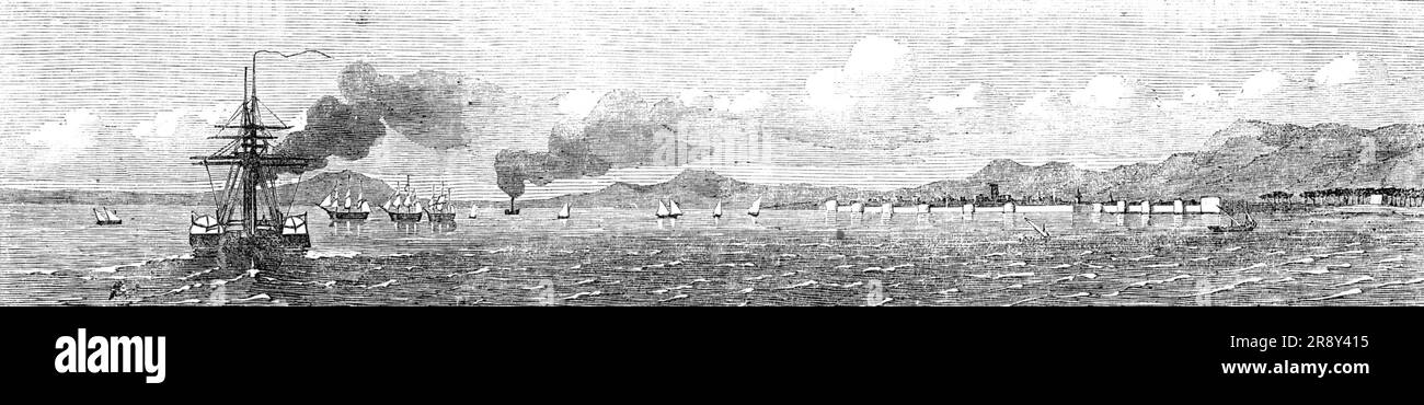 The Persian Expedition - Transports, Bushire, from the "Semiramis ...