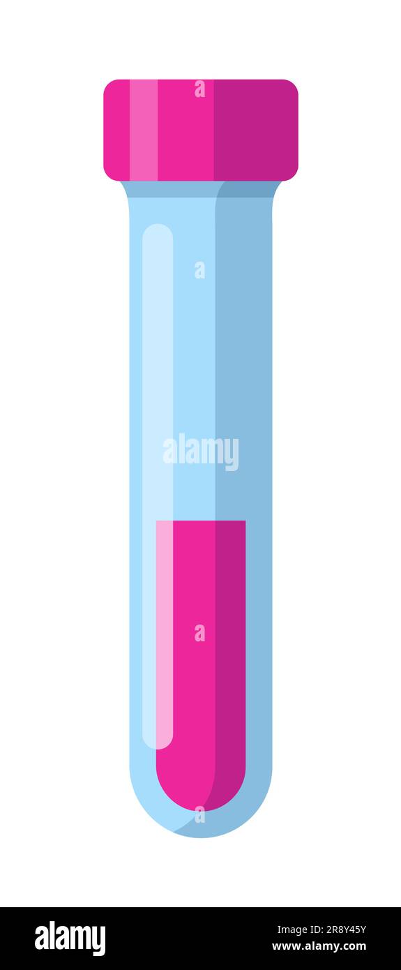 Laboratory test tube vector design element Stock Vector Image & Art - Alamy