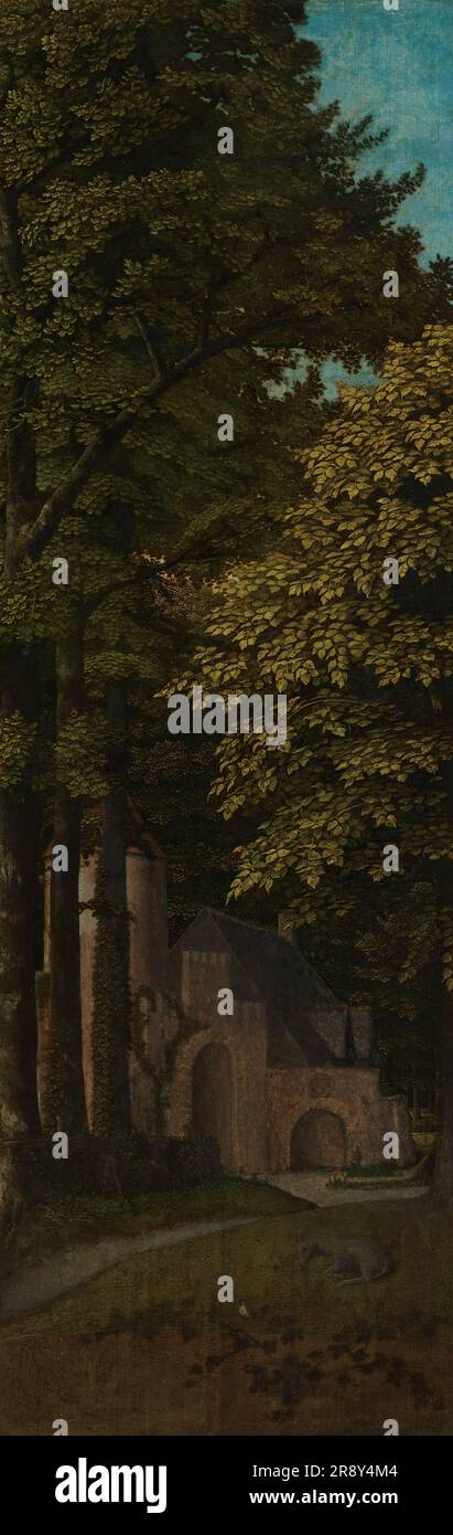 View in a Forest, Outer Left Wing of a Triptych, c.1505-c.1515 Stock Photo - Alamy