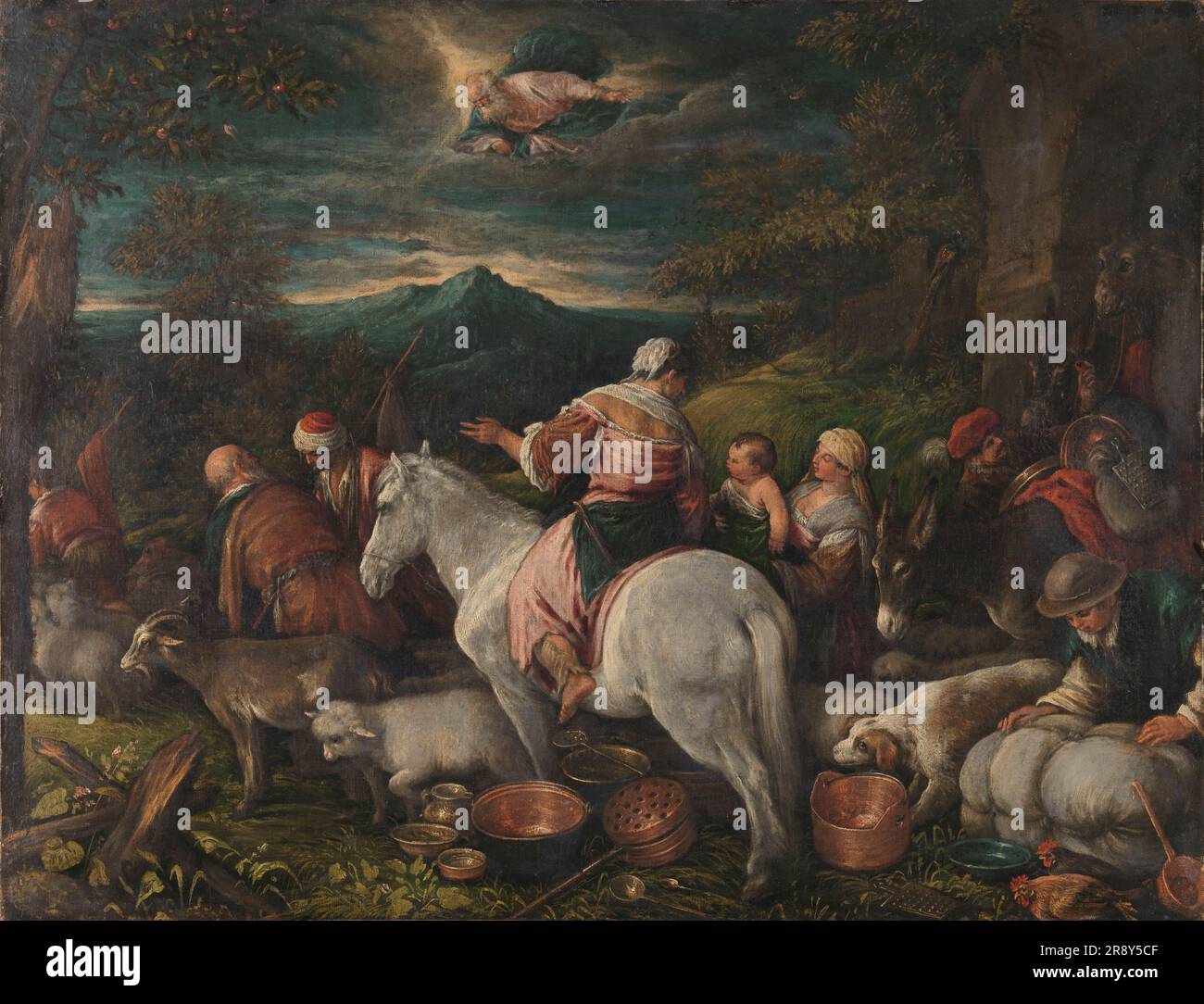 Abraham Leaves Haran, 1560-1592. Other Title(s): The Exodus from Egypt ...