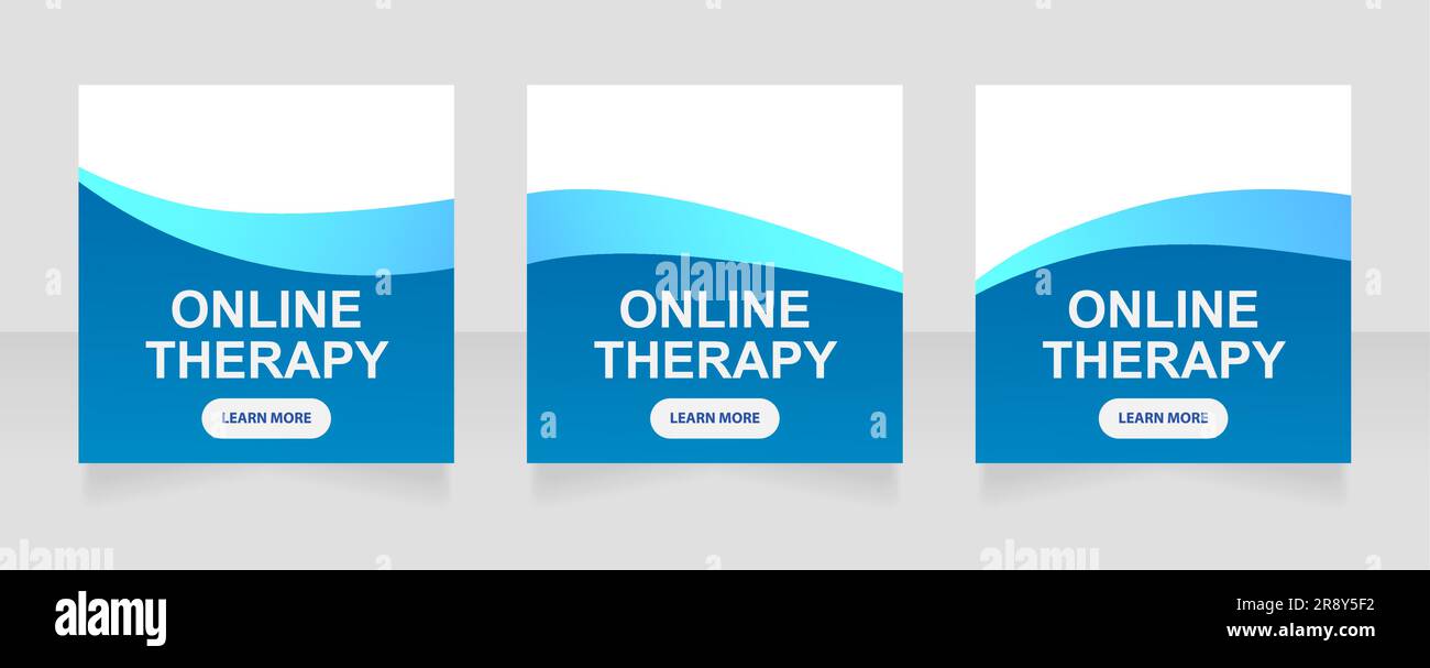 Online therapy service portal web banner design template Stock Vector ...