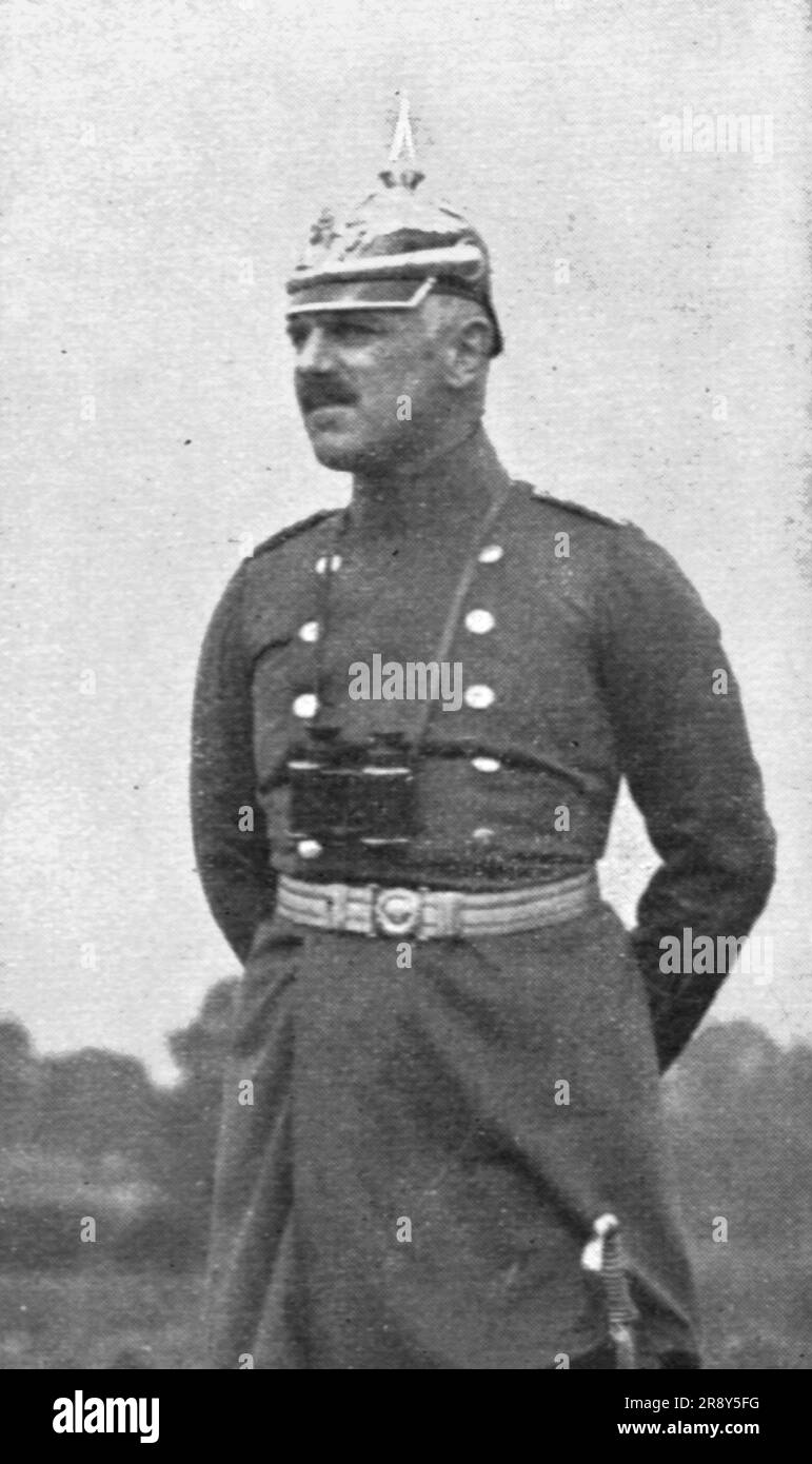 ''La Capitulation Allemande; Le general de Winterfeld, d'apres une ...