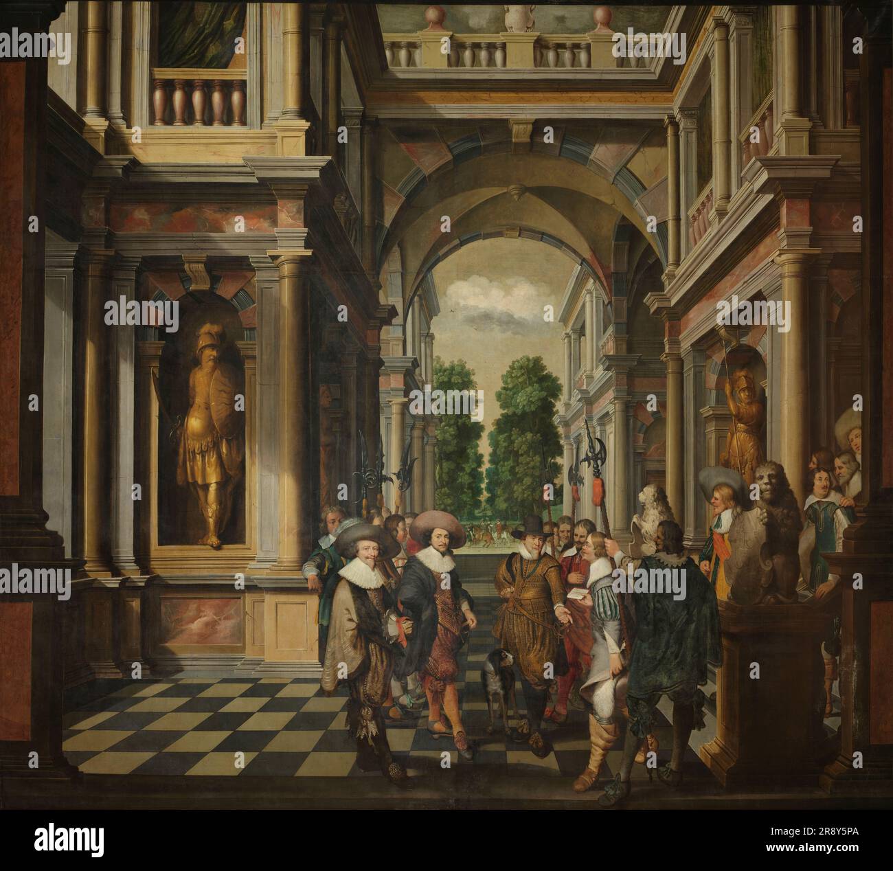 A Seven-Part Decorative Sequence: A Gallery, 1630-1632 Stock Photo - Alamy