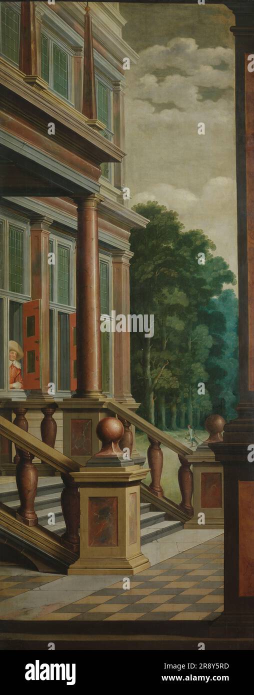 A Seven-Part Decorative Sequence: An Outdoor Stairway, 1630-1632 Stock ...