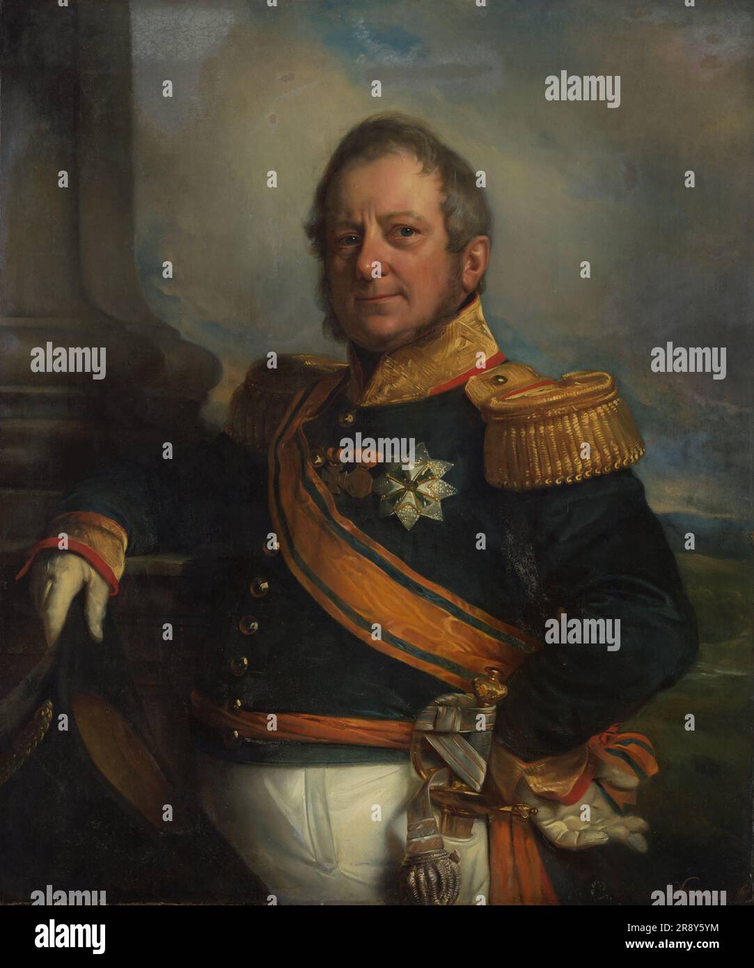 Portrait of Hendrik Merkus, Baron de Kock, Army Commandant and after ...