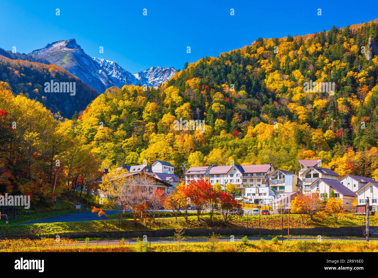 Sounkyo Hot Spring Stock Photo - Alamy