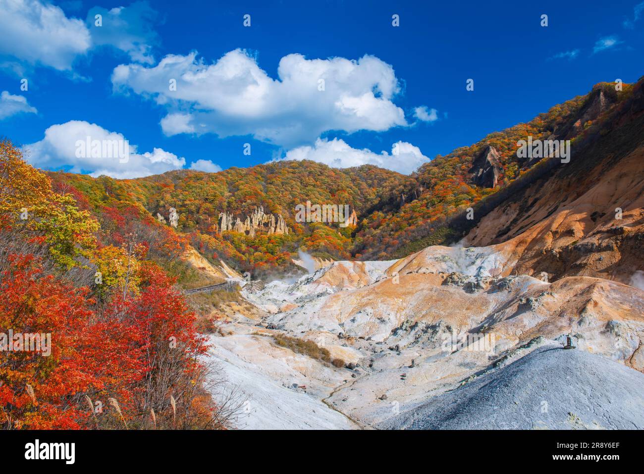 Noboribetsu jigokudani valley in hi-res stock photography and images ...