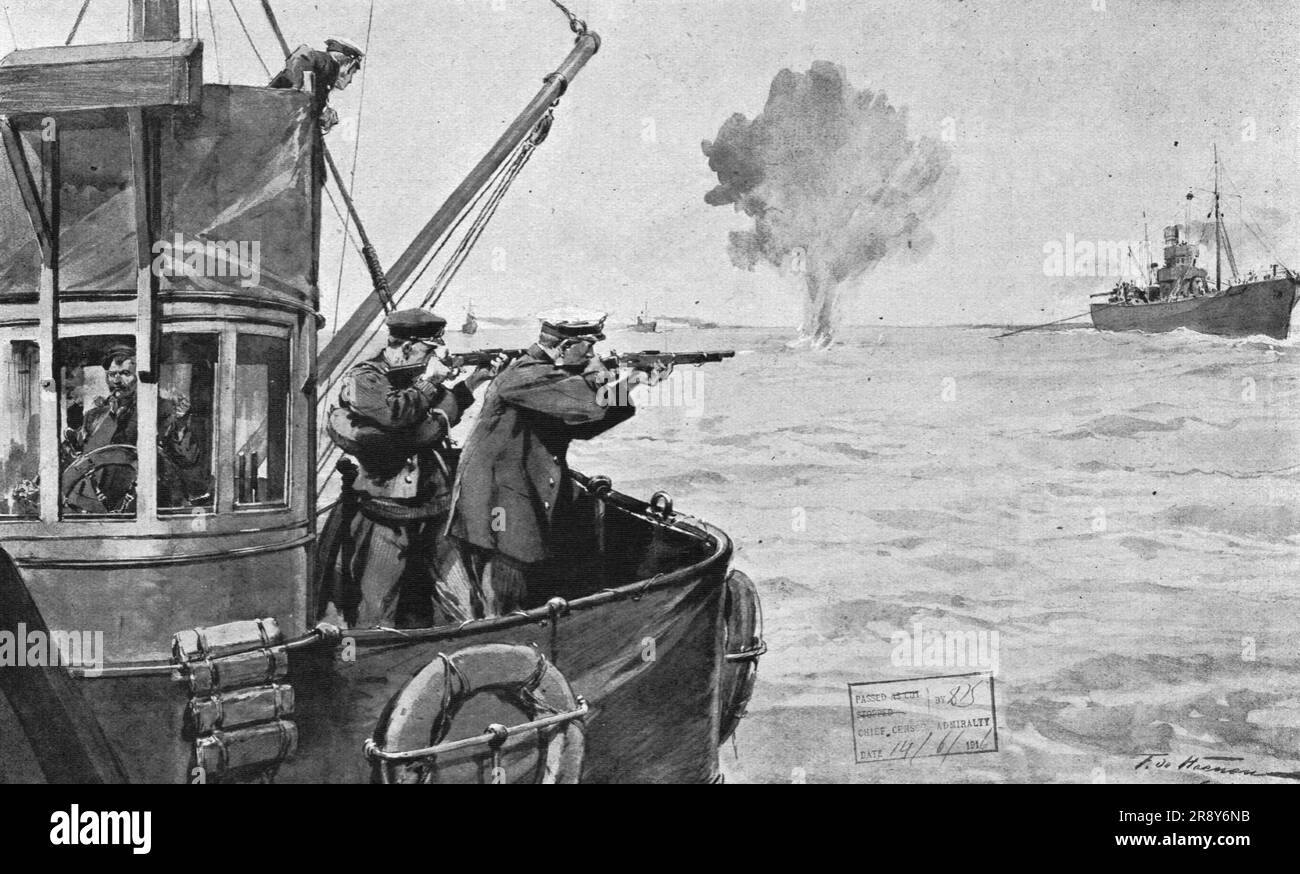 Explosion de la mine Black and White Stock Photos & Images - Alamy