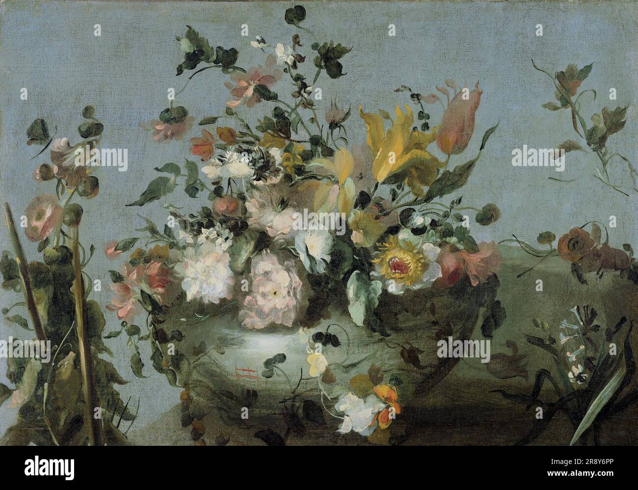 Vase of flowers painting 18th century hi-res stock photography and ...