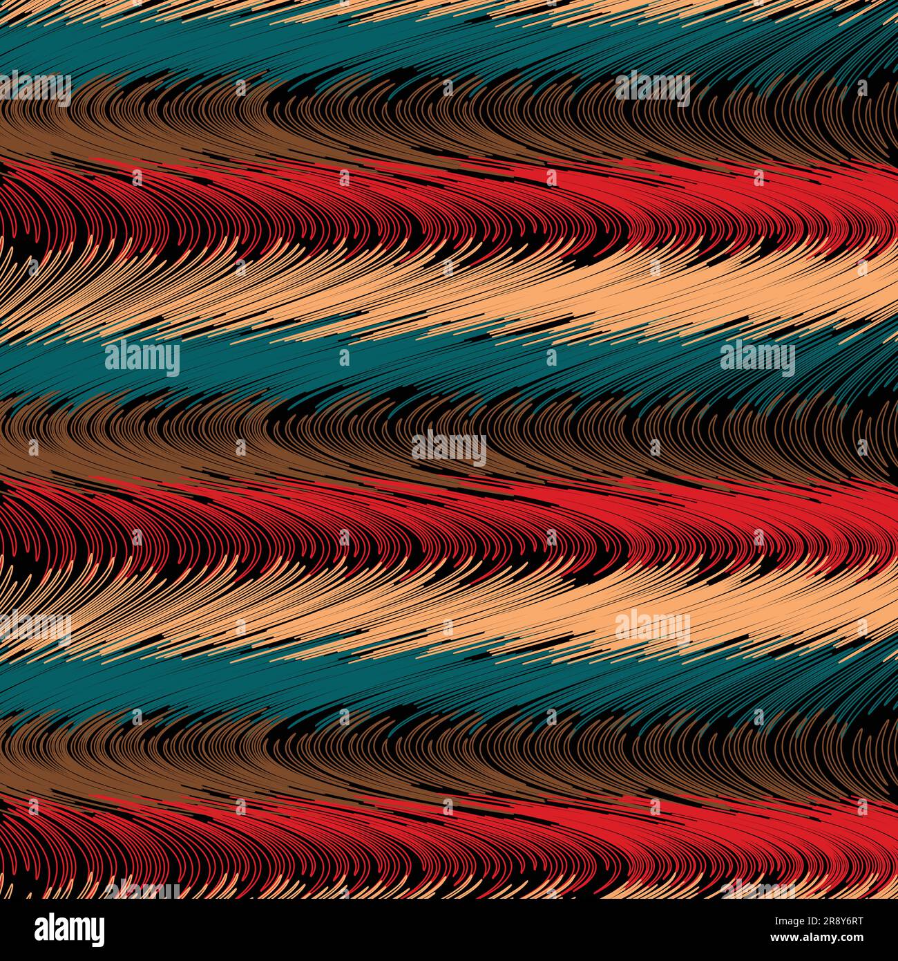 Abstract scribble wave lines background Stock Vector Image & Art - Alamy