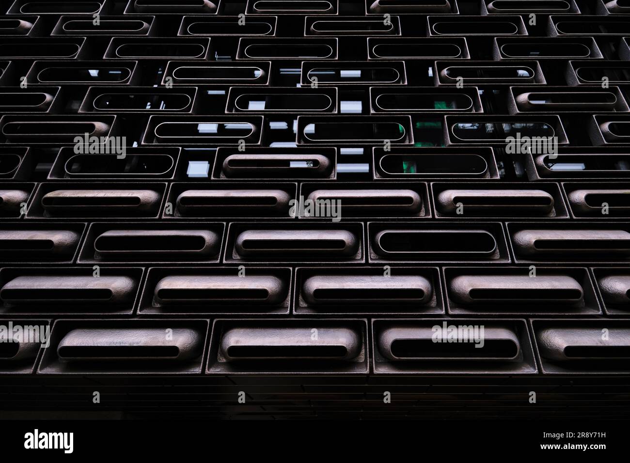 Hong Kong, China - April 2023: Facade Detail of JC Cube at Tai Kwun ...