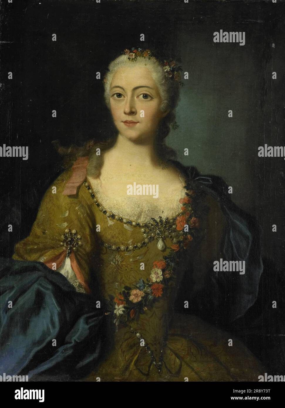 Portrait of a Woman, 1740-1760 Stock Photo - Alamy