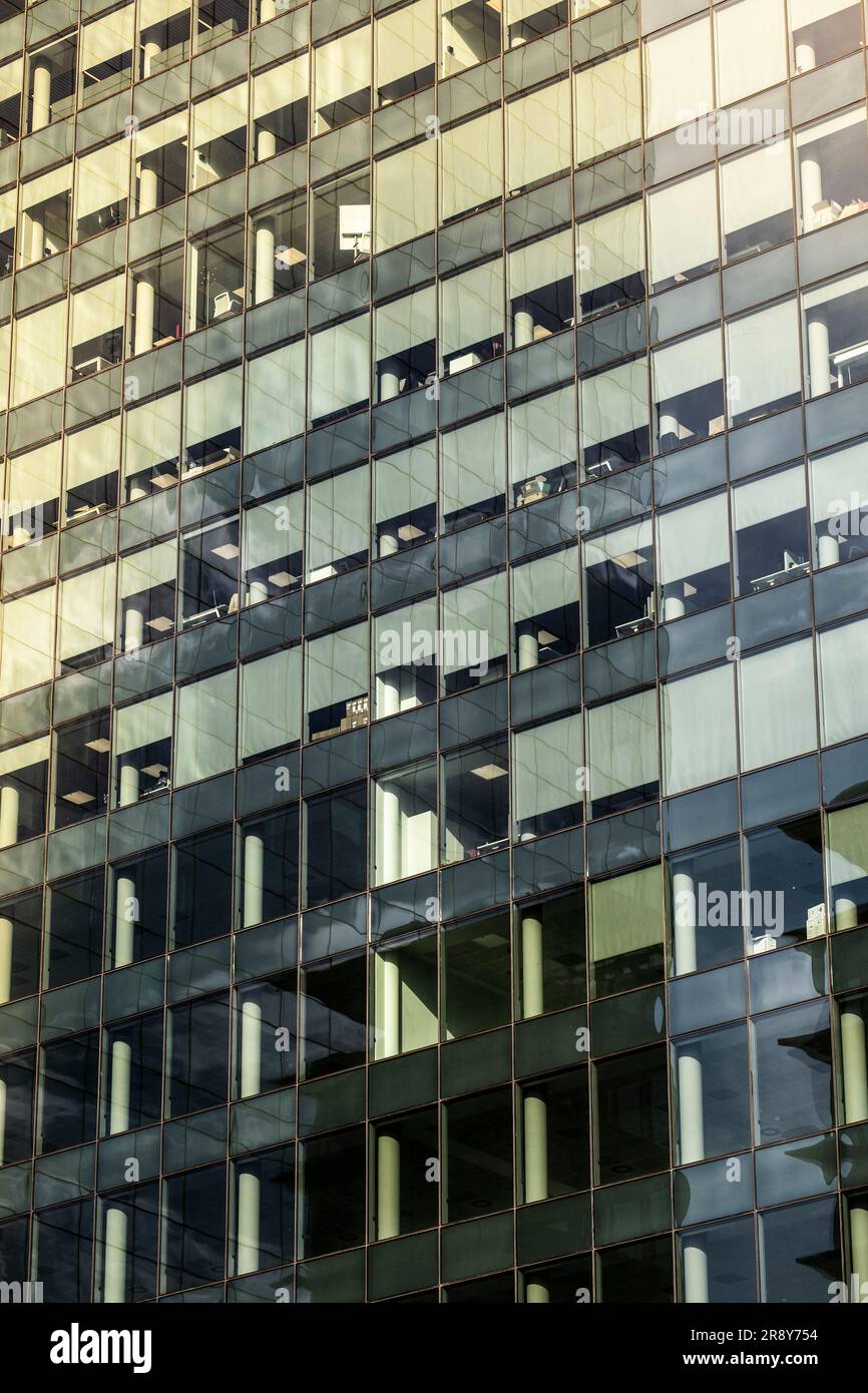 Facade of a modern empty office building Stock Photo - Alamy