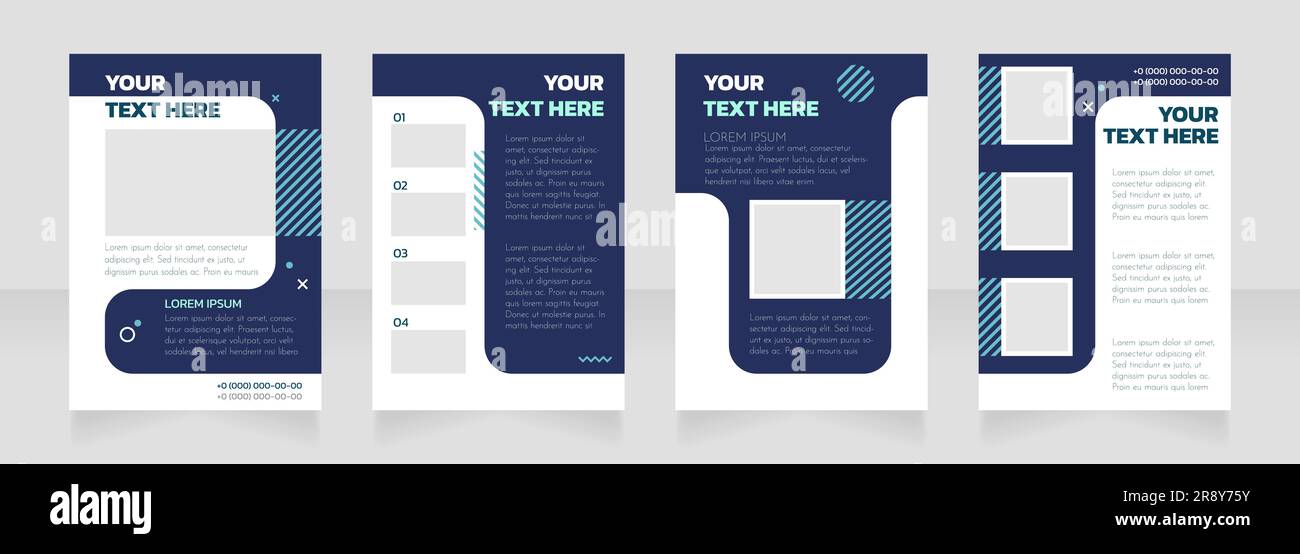 Technology production blank brochure layout design Stock Vector Image ...