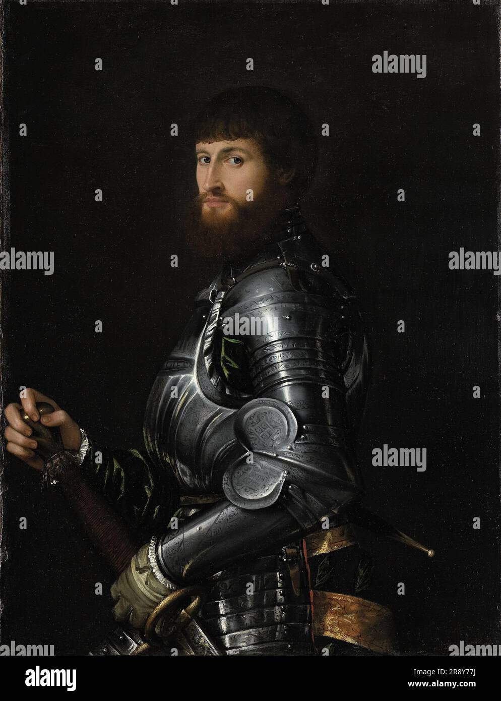 Portrait of a Nobleman in Armor, 1540-1560 Stock Photo - Alamy