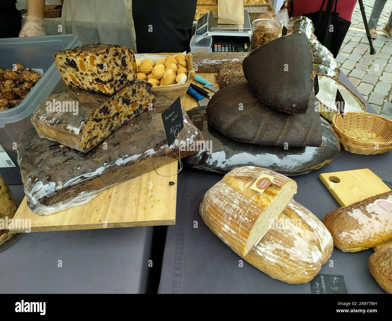 The traditional Green Market on the Dome Square in Riga before Ligo ...