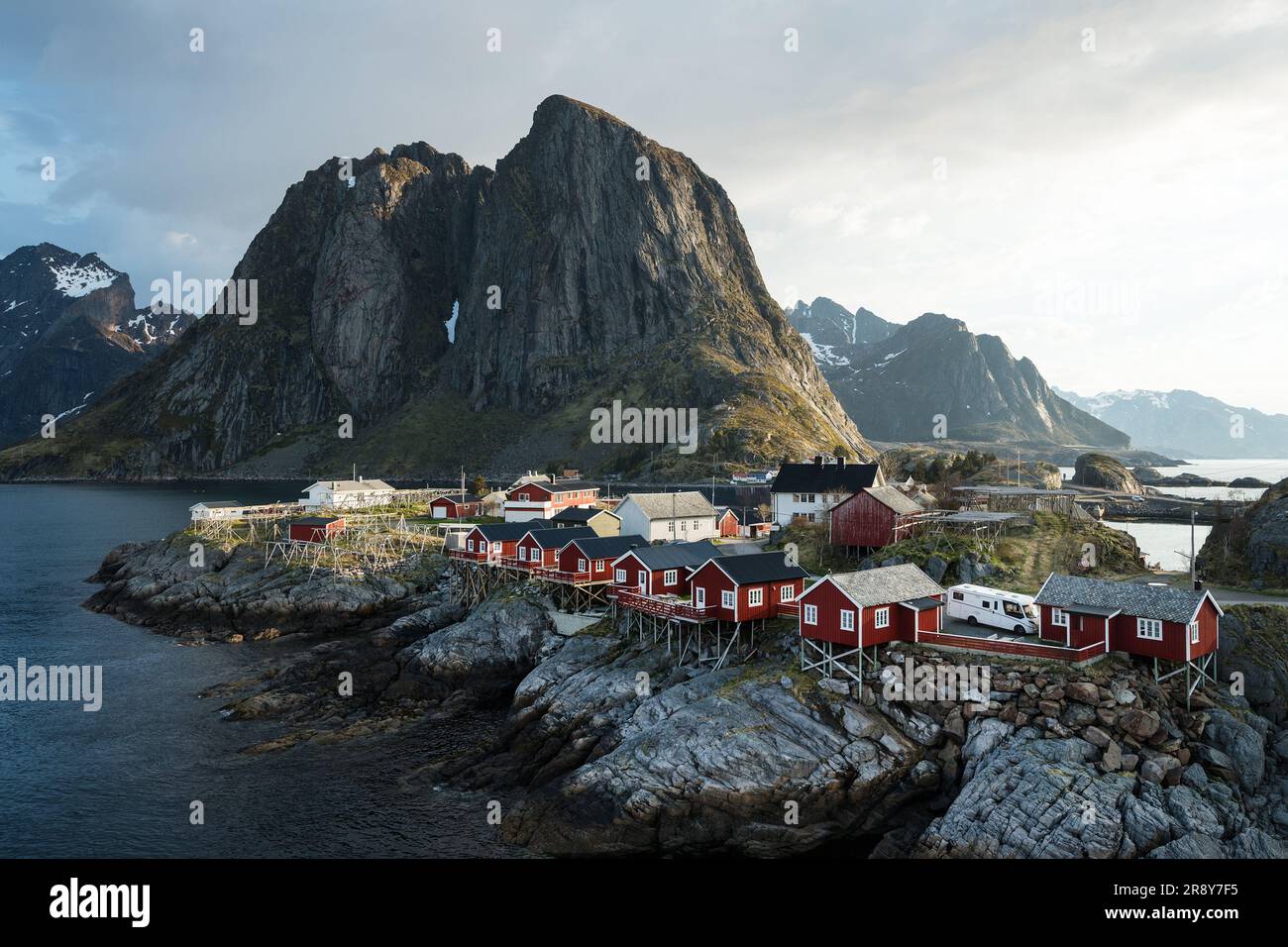 Hamnøy, Hamnoy fischerdorf, Lofoten, Norwegen Stock Photo - Alamy