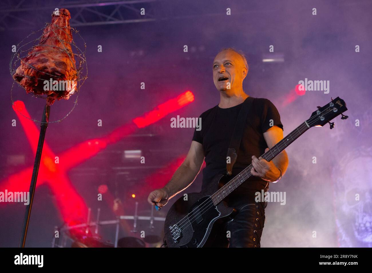 Necrobutcher bass player hi-res stock photography and images - Alamy