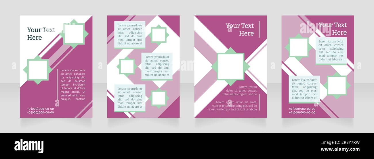 Business advertising blank brochure layout design Stock Vector Image ...