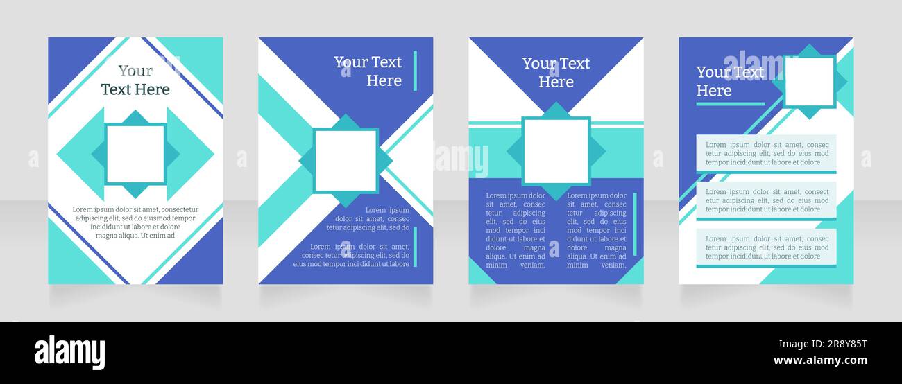 College presentation blank brochure layout design Stock Vector Image ...