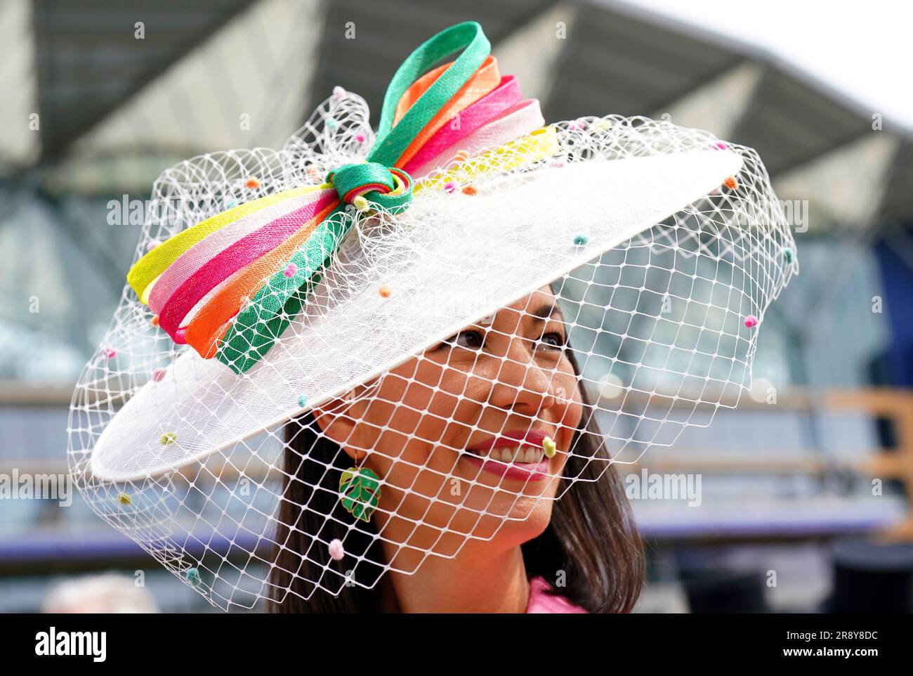 Lisa Tan poses for a photo during day four of Royal Ascot at Ascot ...