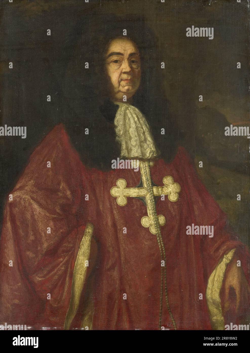 Portrait of Johannes Camprich van Cronefelt, Knight of the Order of St ...