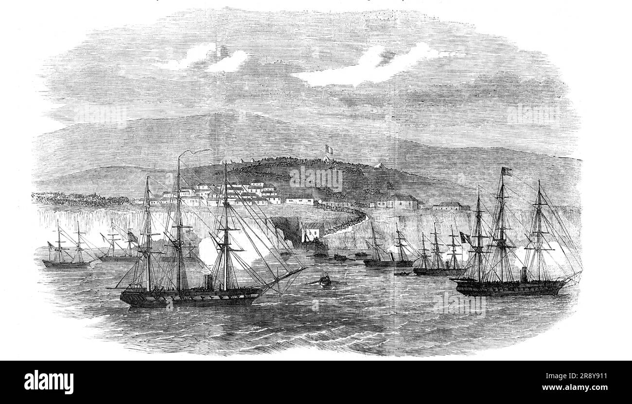 Islay, in Peru, the Head-quarters of General Viranco, 1857. 'H.M.S ...
