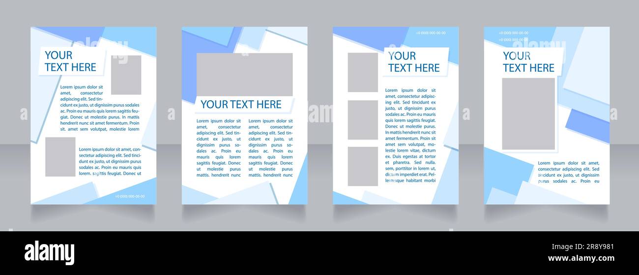 New pharmaceutical product advertising blank brochure layout design ...
