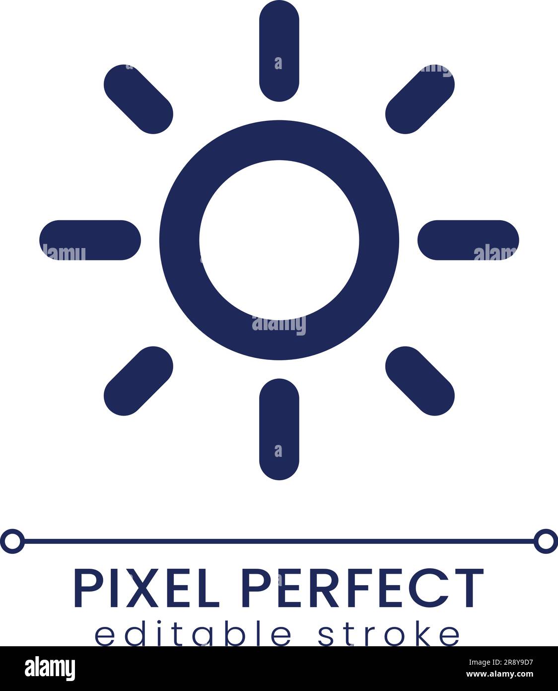 Brightness pixel perfect linear ui icon Stock Vector Image & Art - Alamy Brightness pixel perfect linear ui icon Stock Vector Image & Art - Alamy