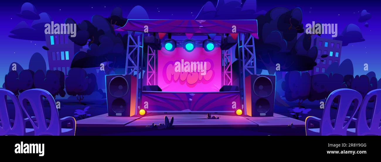 Cartoon Concert Stage