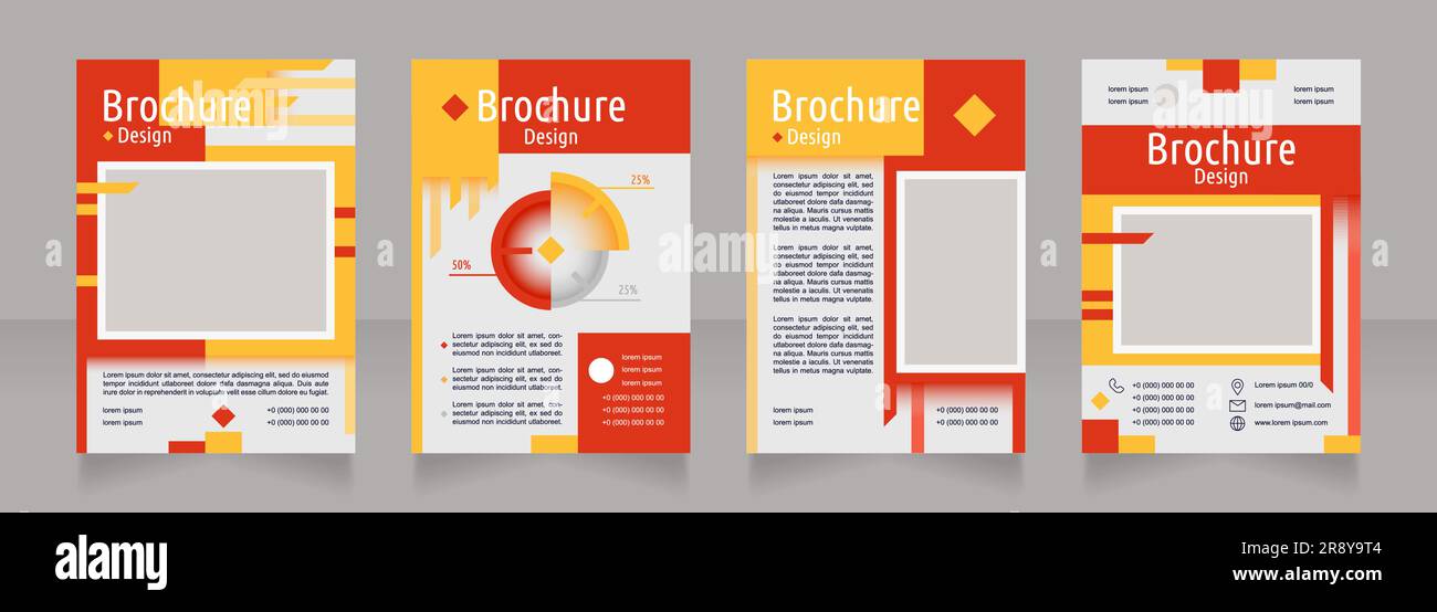 Product development life cycle blank brochure design Stock Vector Image ...