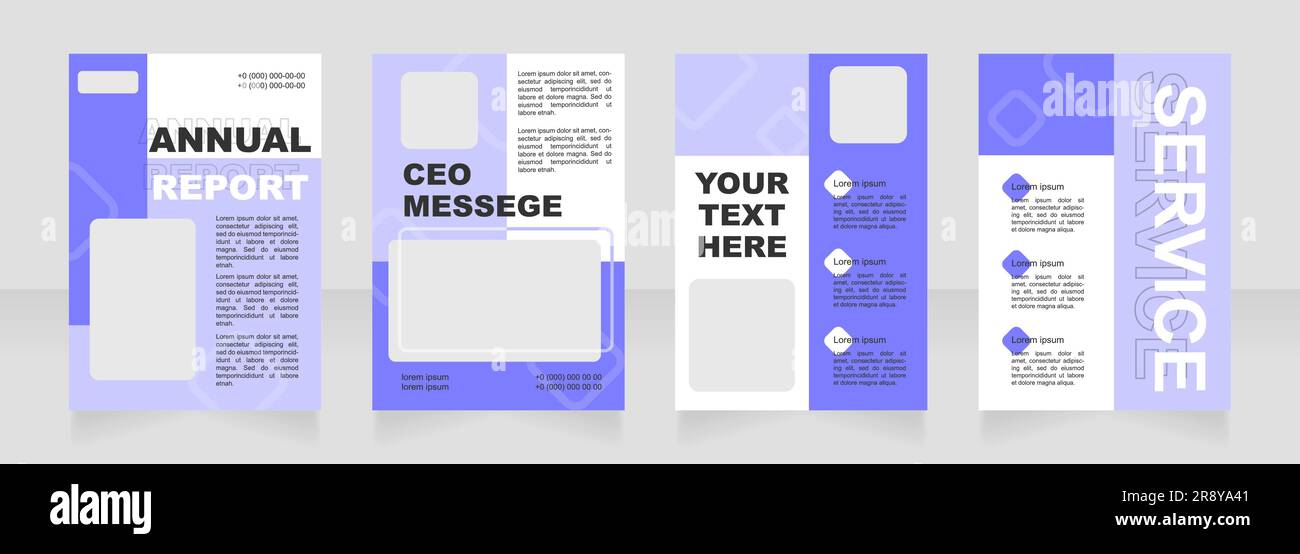 Health care modern blank brochure layout design Stock Vector Image ...