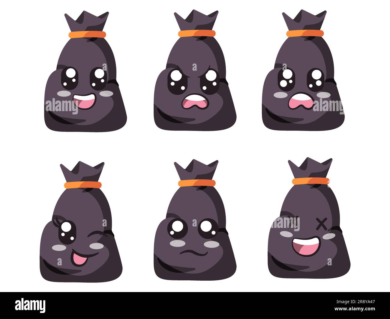 Rubbish bin funny Stock Vector Images - Alamy