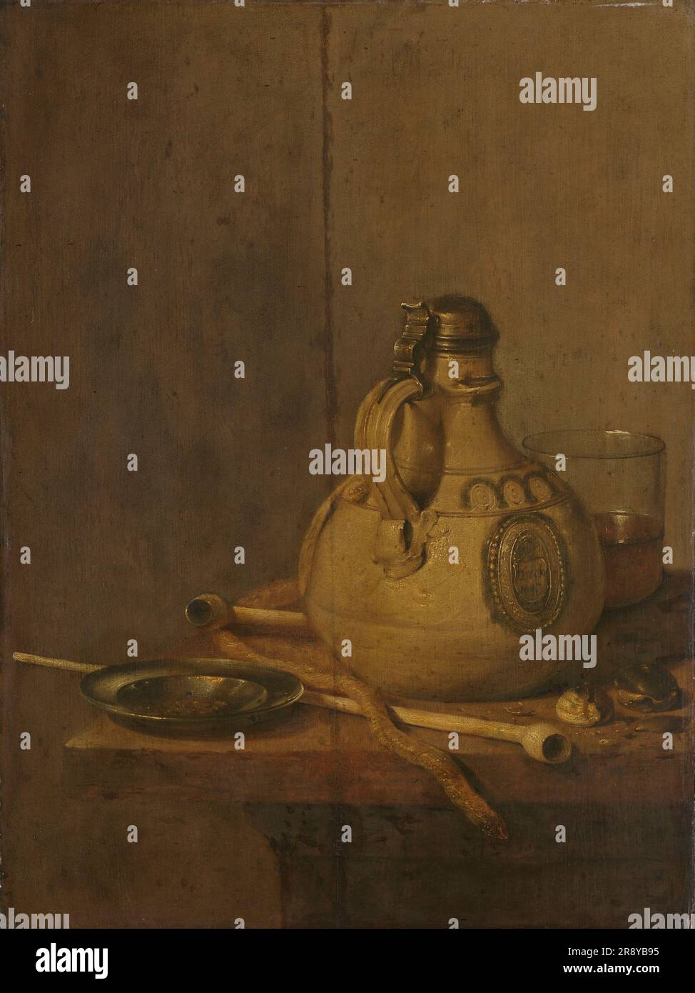 Still Life with Stoneware Jug and Pipes, 1647 Stock Photo - Alamy
