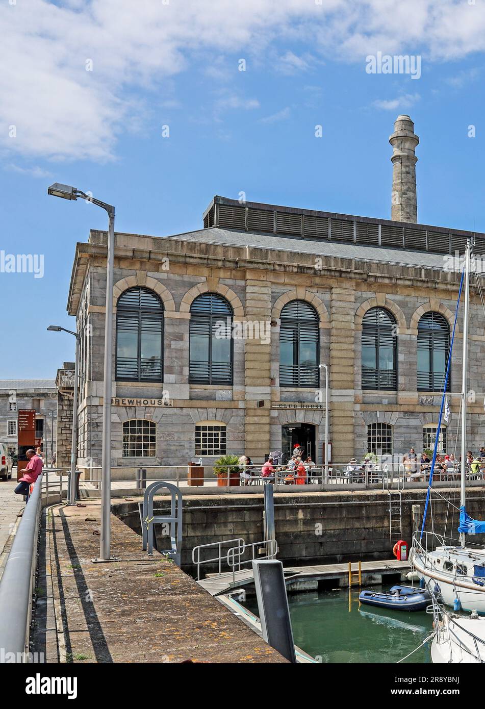 The Clubhouse at the Brewhouse building at the Royal William Yard in ...