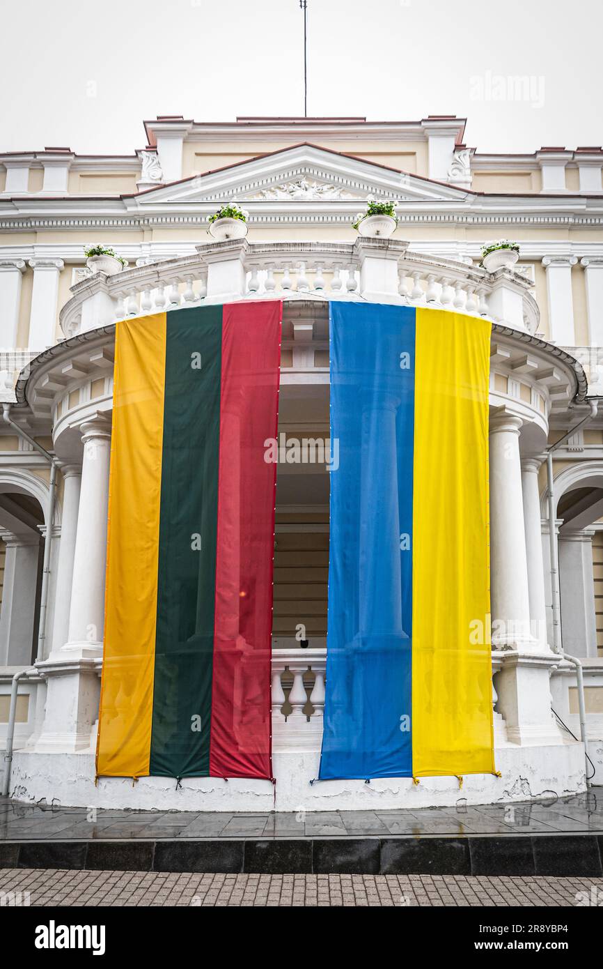 Main entrance of the Ministry of National Defence of Lithuania in ...