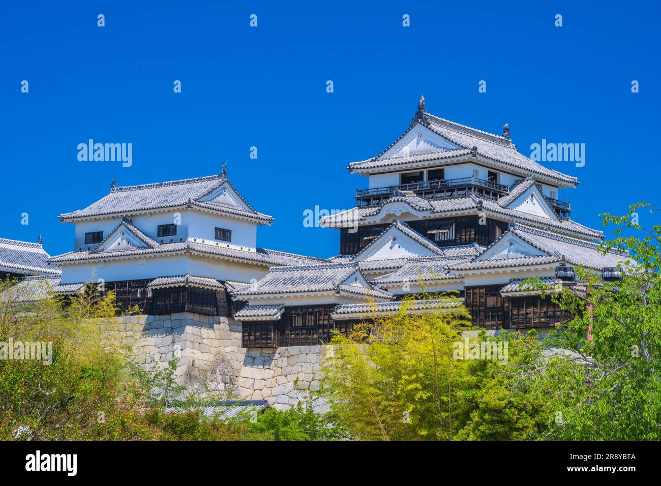 Important cultural properties of matsuyama castle hi-res stock ...
