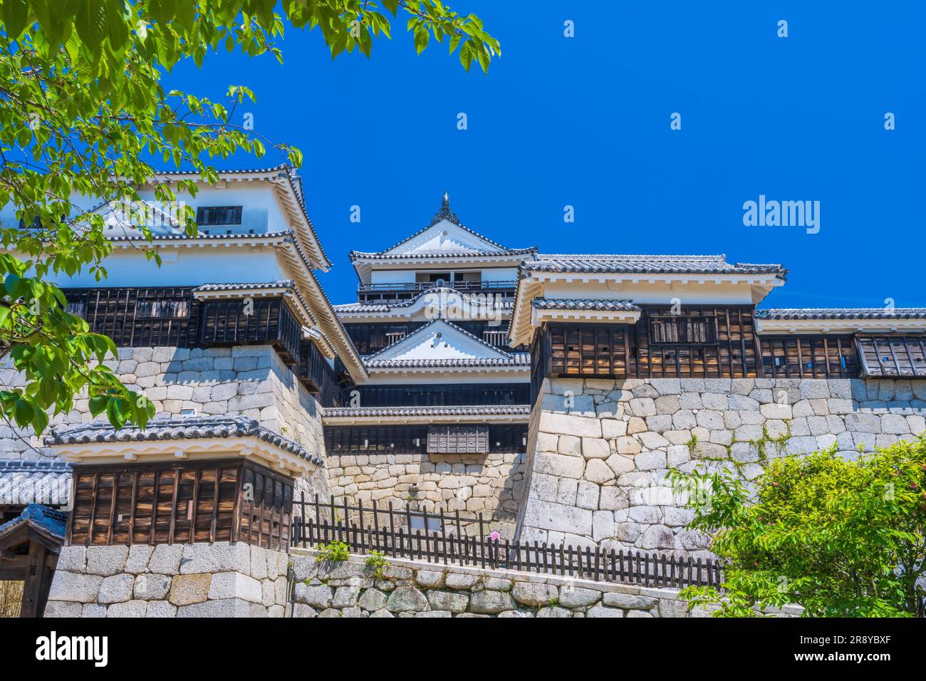 Important cultural properties of matsuyama castle hi-res stock ...