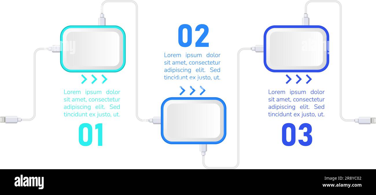 Technological gadgets infographic chart design template Stock Vector ...