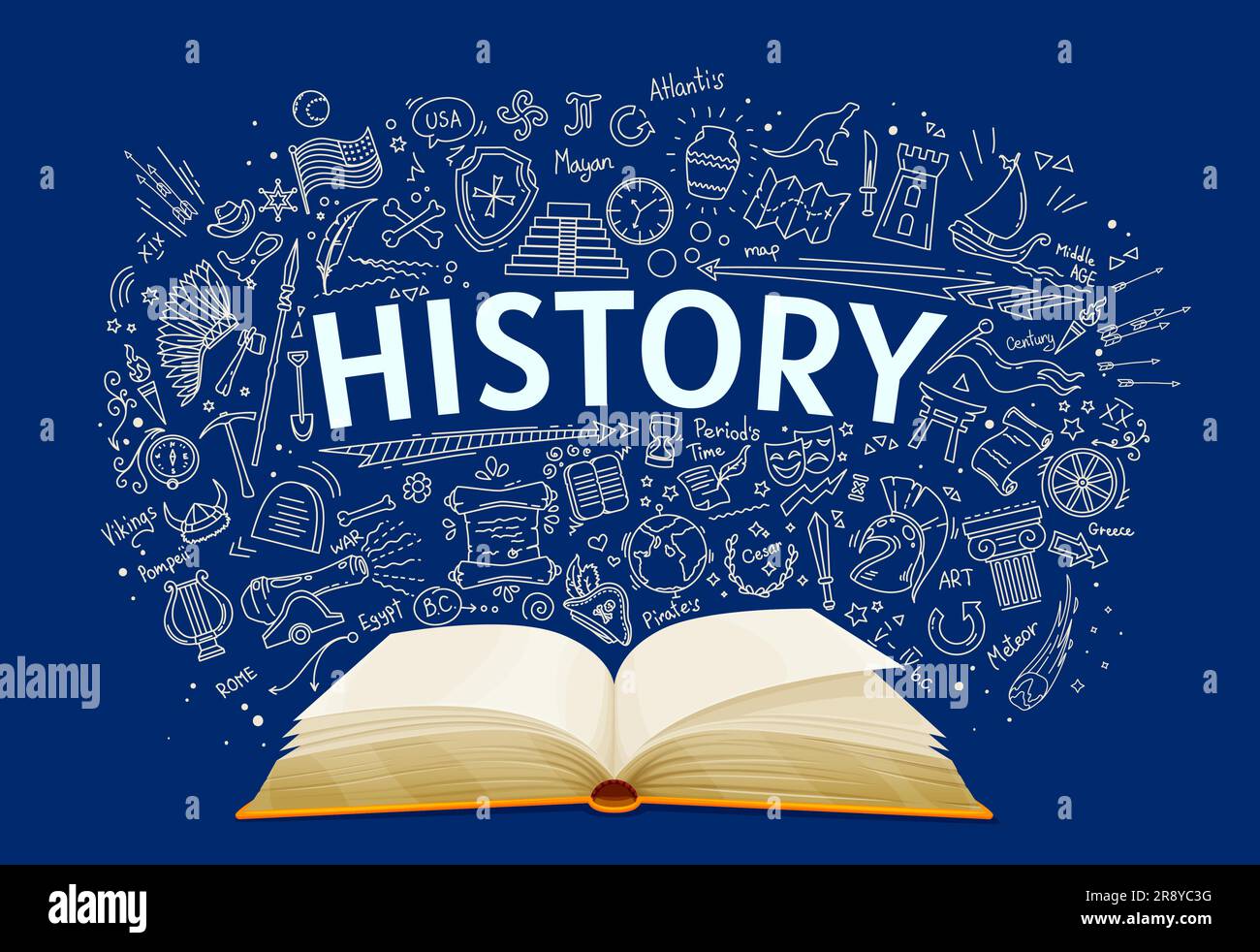 King history lesson Stock Vector Images - Alamy