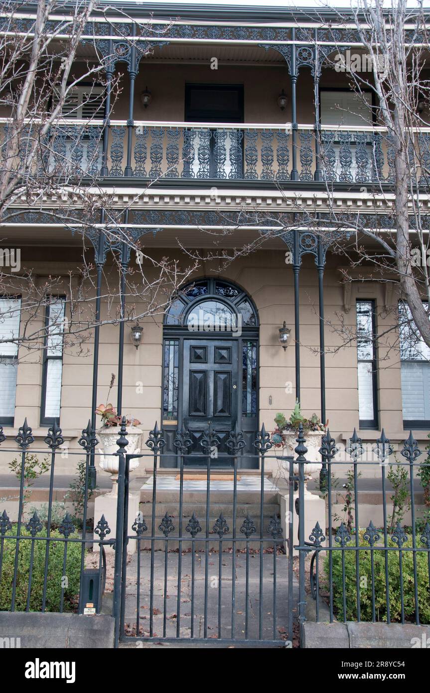 Grand Victorian-era homes in the goldfields city of Bendigo, Victoria ...