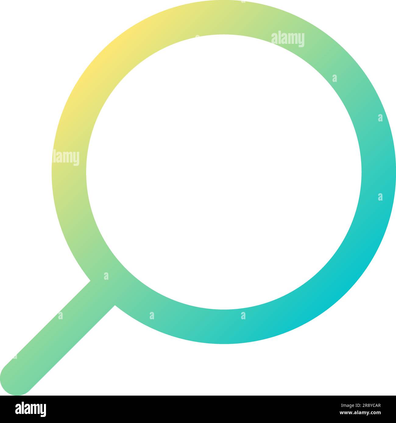 Magnifying glass logo design green hi-res stock photography and images - Alamy