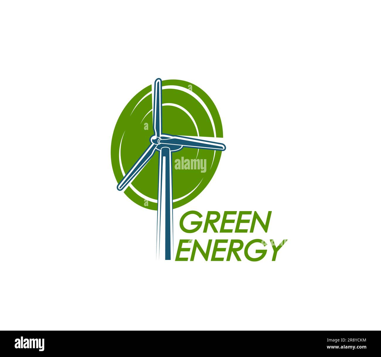 Wind turbine icon. Green energy. Sustainable power source wind turbine ...
